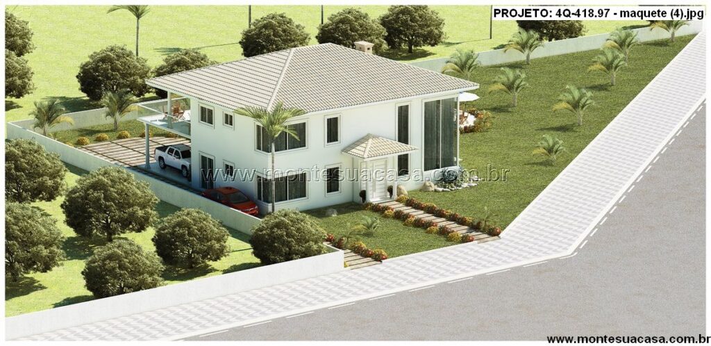 Residência Contemporânea com 4 Quartos e Integração Completa